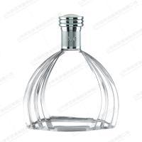 China Accptable OEM/ODM Custom Clear Glass Bottle for Liquor Wine Whisky Vodka Spirit Clear for sale