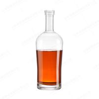 China Rubber Stopper Sealing Type High White Glass Bottle for Rum Gin 500ml 750ml for sale
