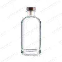 China Industrial Beverage Glass Bottle 700ml 750ml 1000ml for Whiskey Vodka Brandy Gin for sale