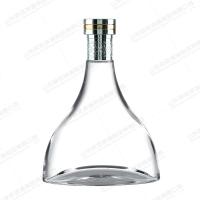 China Clear Glass Liquor Bottle With Corking OEM/ODM Acceptable 375ml 500ml 750ml Whisky Bottle for sale