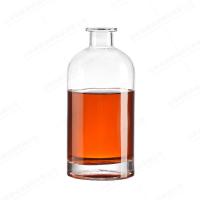 China Industrial Beverage Glass Bottle 700ml 750ml 1000ml for Whiskey Vodka Brandy Gin for sale