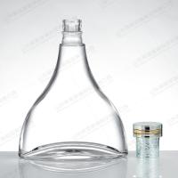 China Clear Glass Liquor Bottle With Corking OEM/ODM Acceptable 375ml 500ml 750ml Whisky Bottle for sale