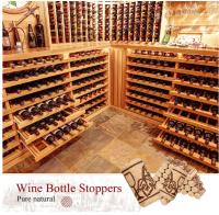 China Bottles Custom T Shape Wine Cork Wooden Bar Top Cap Nature Cork Wine Bottle Cork Stopper for sale