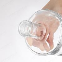 China Glass Brandy Gin Rum Tequila Vodka Spirits Bottle With Lid 750ml Body Material Glass for sale