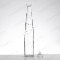 China Glass Body Material Custom 250ml 500ml Liquor Spirits Whiskey Bottle With Cap for sale