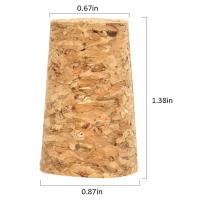 China Bottles Custom T Shape Wine Cork Wooden Bar Top Cap Nature Cork Wine Bottle Cork Stopper for sale