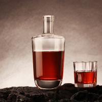 China Glass Brandy Gin Rum Tequila Vodka Spirits Bottle With Lid 750ml Body Material Glass for sale