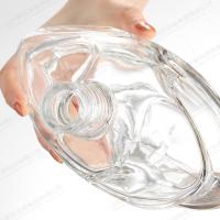 China Absolute XO Vodka Whiskey Tequila Gin Glass Bottles 700ml Customied Glass Collar for sale