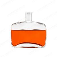China Glass Body Material 375ml 500ml 750ml 1000ml Vodka Gin Rum Tequila Wine Bottles with Cork for sale