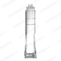 China Custom Size Accepted Cylinder Brandy Glass Bottle Sale Gin Liquor with Parfum Botellas for sale