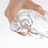 China Custom Size Accepted Extra Super Flint Glass Bottle for Gin Vodka Tequila Whisky Brandy for sale