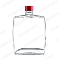 China Clear Empty Glass Bottle for Beverage Industrial 375ml 500ml Gin Whiskey Tequila Spirit for sale