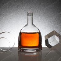 China Custom Size Accepted Extra Super Flint Glass Bottle for Gin Vodka Tequila Whisky Brandy for sale