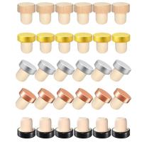 China Aluminium-Plastic Customied T Shape Wine Corks Wooden Bar Top Cap Wine Bottle Stoppers for sale