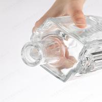 China Custom Capacity Glass Bottle 200ml 500ml 700ml 750ml Frosted Flint for Whiskey Gin Rum for sale