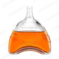 China 750ml 800ml Xo Transparent Glass Wine Bottle Whisky Gin Tequila Bottle made of Glass for sale