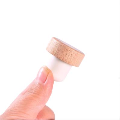 China Customized Red Wine Stopper Corks Logo Acceptable Customer's Logo T Shape Wine Corks for sale