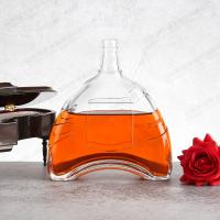 China 750ml 800ml Xo Transparent Glass Wine Bottle Whisky Gin Tequila Bottle made of Glass for sale