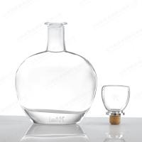 China Customized Logo Glass Bottle for Spirit Gin Liquor Whisky Rum Tequila Vodka 750ml 700ml for sale