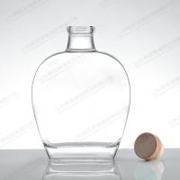 China Transparent Wine Glass Empty Bottles 70cl Glass Bottle for Spiritueux Vodka Whisky for sale