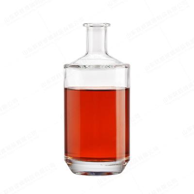 China OEM/ODM Acceptable Popular Cylindrical Glass Bottle for Wine 500ml 700ml 750ml 1000ml for sale