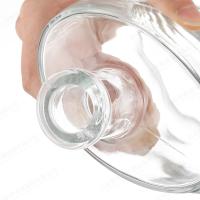 China 700ml 750ml Gin Rum Spirit Whiskey Glass Flint Bottles with Glass Lids and Material for sale