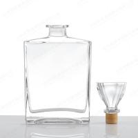 China 750ml 700ml 500ml Glass Bottle With Cork Top For Wine Sealing Type Rubber Stopper for sale