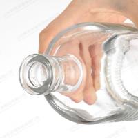China Glass Whiskey Mountain Bottles 500ml Fruit Wine Glass Bottle for Vodka Gin Whiskey for sale