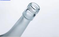 China Gold Whisky Vodka Rum 700ml Liquor Square Glass Bottle With Stopper Custom Size for sale