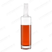 China Rubber Stopper Sealing Type 375ml Glass Bottle for Custom Logo Liquor Vodka and Tequila for sale