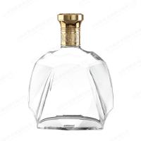 China 700ml Collar Material Glass Tequila Rum Whisky Liquor Spirit Glass Bottle for sale