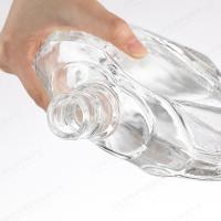 China 700ml Collar Material Glass Tequila Rum Whisky Liquor Spirit Glass Bottle for sale