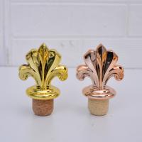 China Flower Shape Cork Bottle Stopper For Non Spill Wine And Whisky Bottles Creative for sale