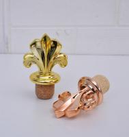 China Flower Shape Cork Bottle Stopper For Non Spill Wine And Whisky Bottles Creative for sale