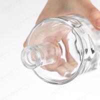 China Custom Glass Bottle for Vodka Brandy Gin Tequila Rubber Stopper Sealing Type and Lids for sale