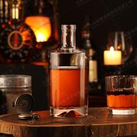China Custom Glass Bottle for Vodka Brandy Gin Tequila Rubber Stopper Sealing Type and Lids for sale