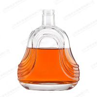 China Glass Lid Personalised Whiskey Bottle 200ml 500ml 700ml 750ml For Beverage And Industrial for sale