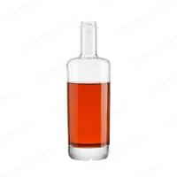 China Logo Acceptable Glass Tequila Liquor Spirits Wine Bottles 500ml 750ml for Industrial for sale