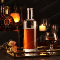 China Logo Acceptable Glass Tequila Liquor Spirits Wine Bottles 500ml 750ml for Industrial for sale