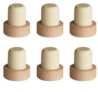 China Glass Liquor Bottle High Polymer Cork Custom For T Cork Top Whisky And Brandy for sale