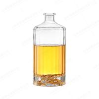China Glass Collar Material Fruit Wine Glass Bottle Vodka Bottle Whisky Bottle for Your Bar for sale