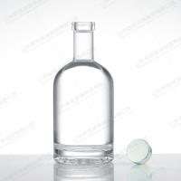 China Rubber Stopper Sealing Type Glass Bottle for Customied Liquor Wine Whisky Vodka Gin for sale