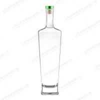 China Clear Liquor Glass Bottle for Wine 500ml 750ml Tequila Glass Bottle in Healthy Glass for sale