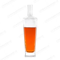 China Clear Liquor Glass Bottle for Wine 500ml 750ml Tequila Glass Bottle in Healthy Glass for sale