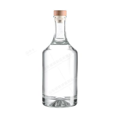China Glass Wine Bottles with Volcanic Bottle Bottom 100ml 200ml 350ml 500ml 750ml 1000ml for sale