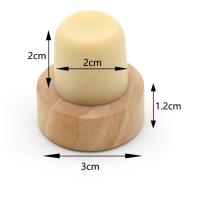 China Wine Bottle Stopper Aluminum Cap Synthetic Cork Wooden Synthetic Bar Top Cork for sale