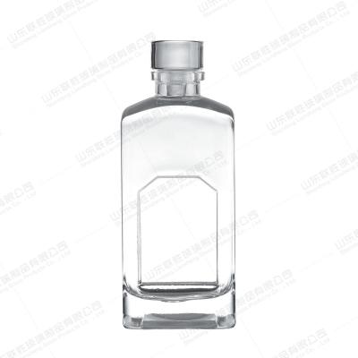 China Glass Lid Sealing Type 375ml 500ml 650ml 700ml 750ml 1000ml Wine Bottle with Custom Logo for sale