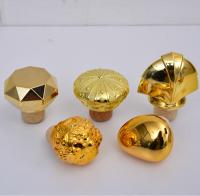 China Custom Size T Shape Glass Bottle Stopper For Non Spill Gin Whiskey Vodka for sale
