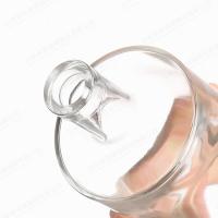 China OEM/ODM Acceptable 750ml Thick-bottomed Prismatic Glass Bottle for Vodka for sale