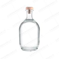 China 200ml 375ml 500ml 750ml 1000ml Empty Glass Bottle for Whiskey Vodka Brandy Rum Alcohol for sale